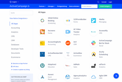 HubSpot und ActiveCampaign im Vergleich